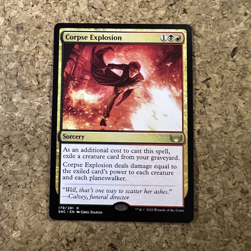 MTG CORPSE EXPLOSION | STREETS OF NEW CAPENNA | MULTICOLOR | MAGIC THE ...