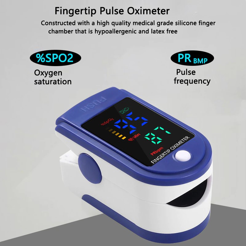 fingertip oxygen and pulse oximeter | Shopee Philippines
