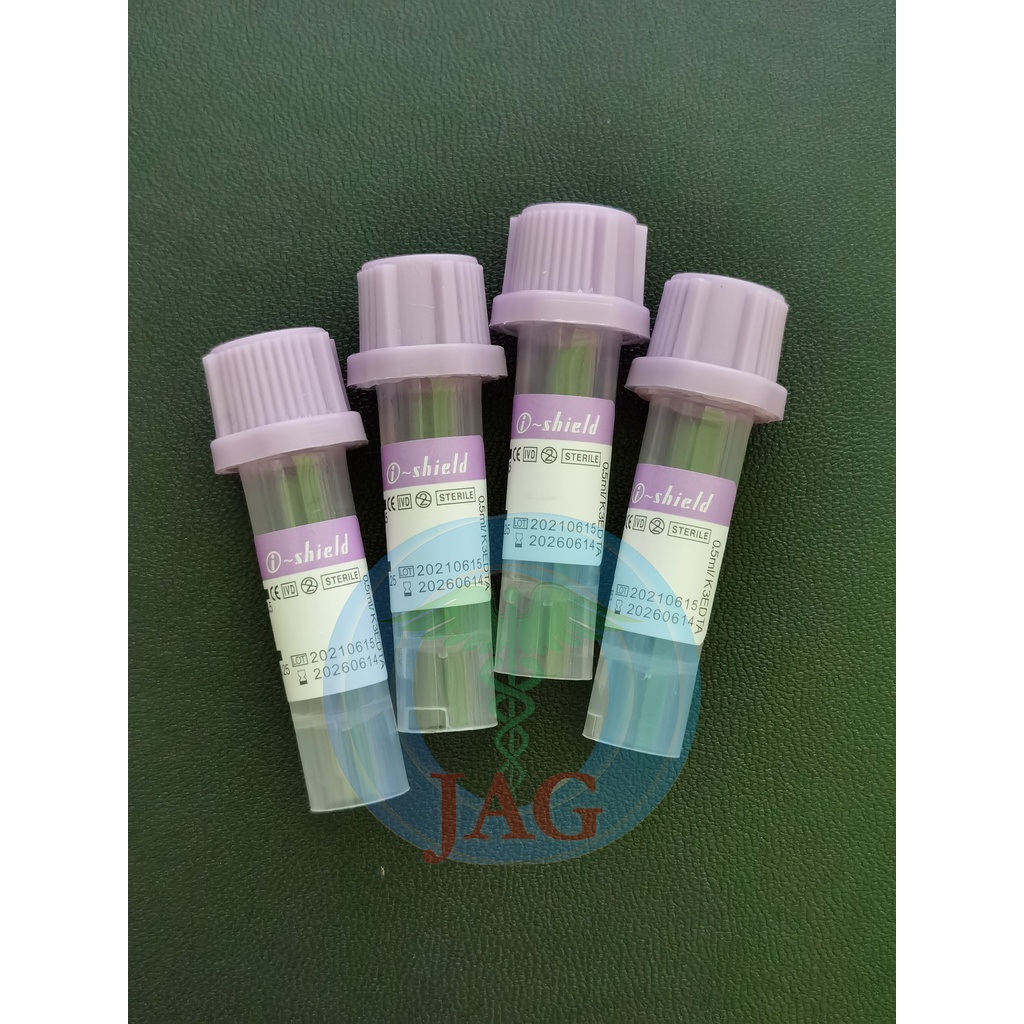 Vacutainer Tube | EDTA, Red, Black, Blue, Gray, Green, Yellow Top (1 PC ...