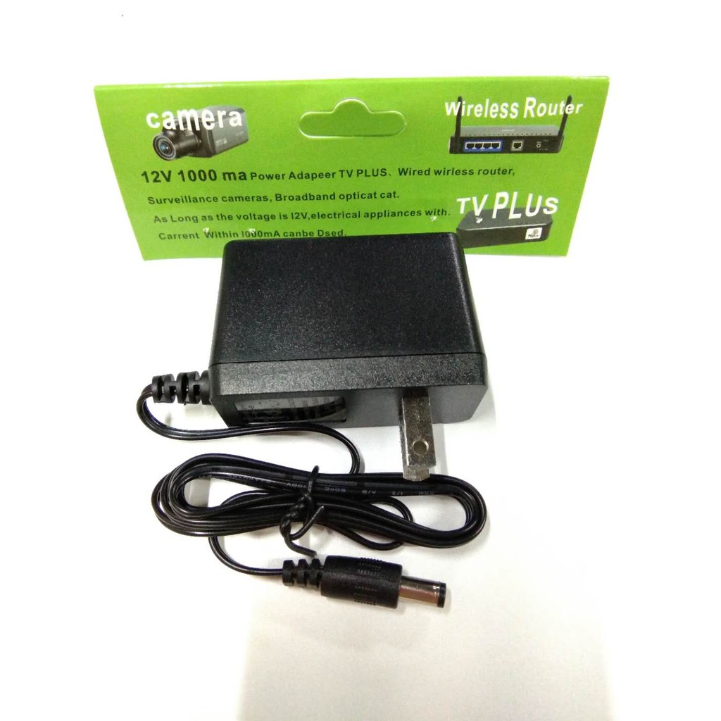 TV plus Charger AC/DC input 240volts output Dc 12v 1Amp | Shopee ...