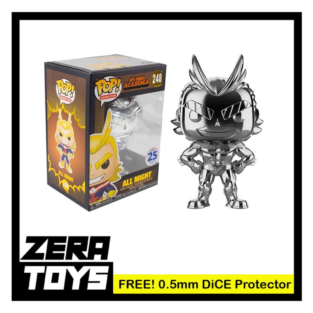 Funko Pop! Animation: My Hero Academia - All Might Silver Chrome ...