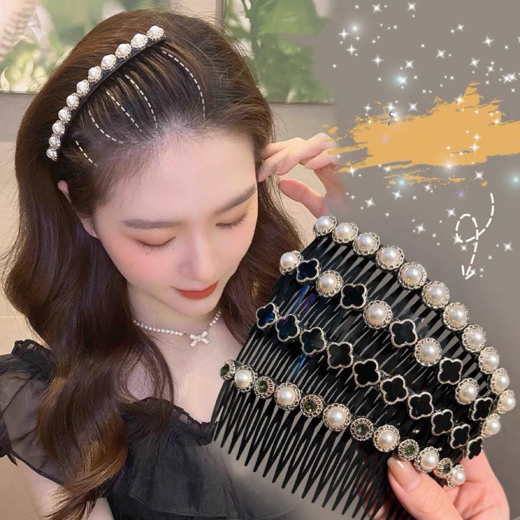 EMS Comb Broken HairClip payneta Female Summer Tidy Handy Tool Back ...