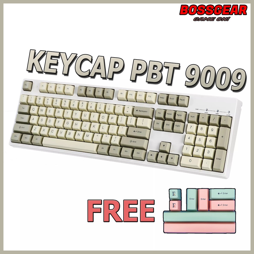 The Keycap PBT Dye Sub 9009 is very beautiful and thick, OEM profile ...