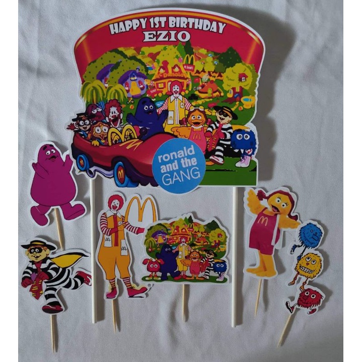 McDonald's Cake and Cupcake topper | Shopee Philippines