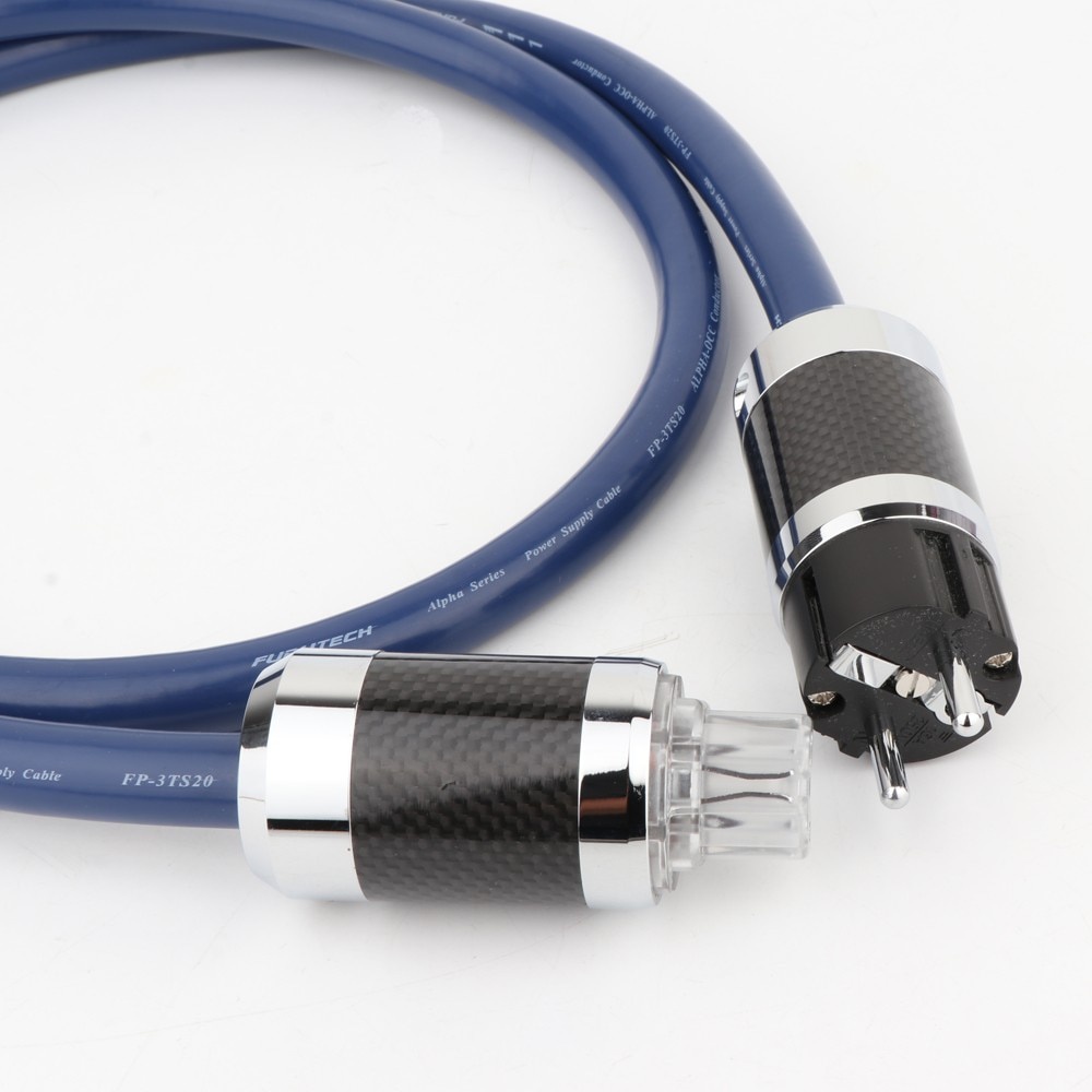 New Furutech High Quality PCOCC Conductor Carbon Fiber Power Cord Ac ...