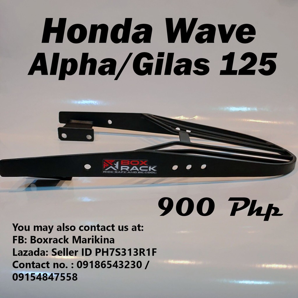 Monorack Bracket For Honda Wave Alpha/Gilas | Shopee Philippines