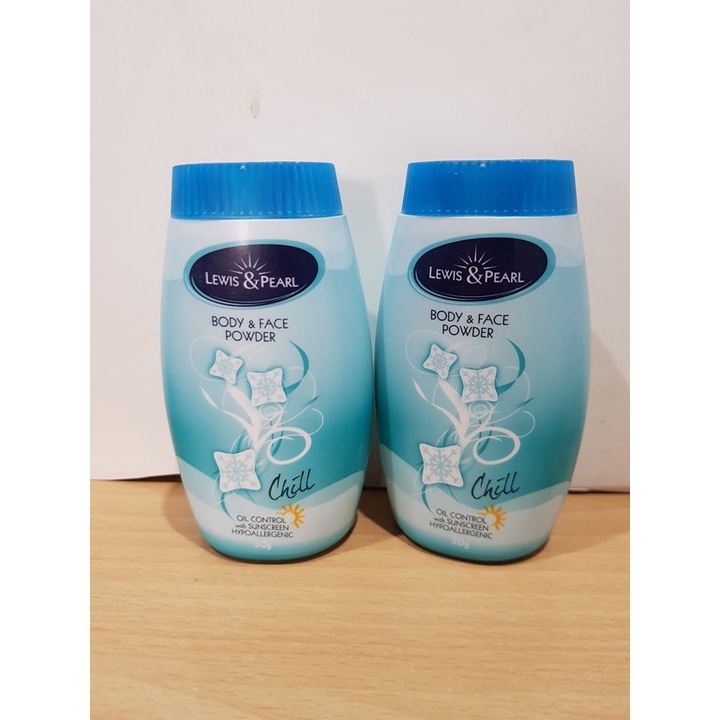 LEWIS and PEARL - Body & Face Powder - Chill - Oil Control with ...