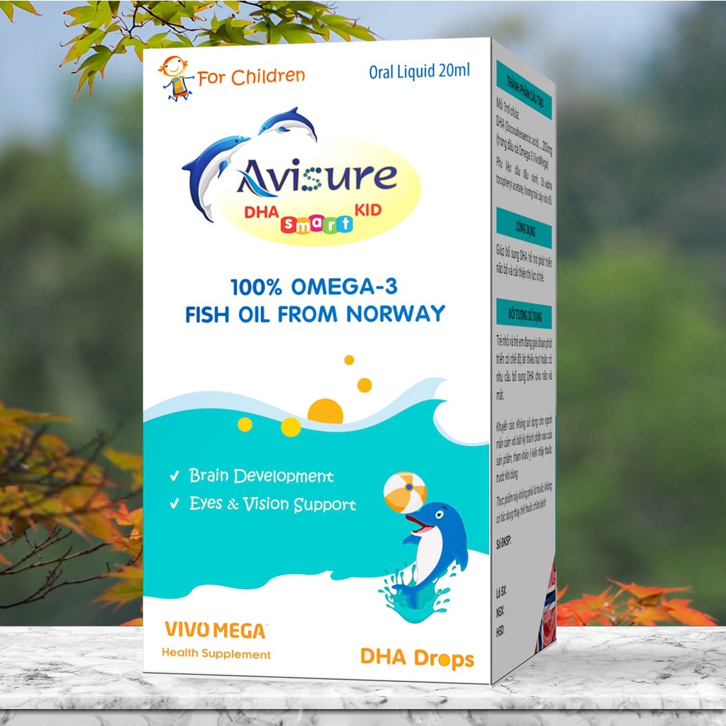 Avisure DHA SMART KID – DHA drops for infants, supports brain ...