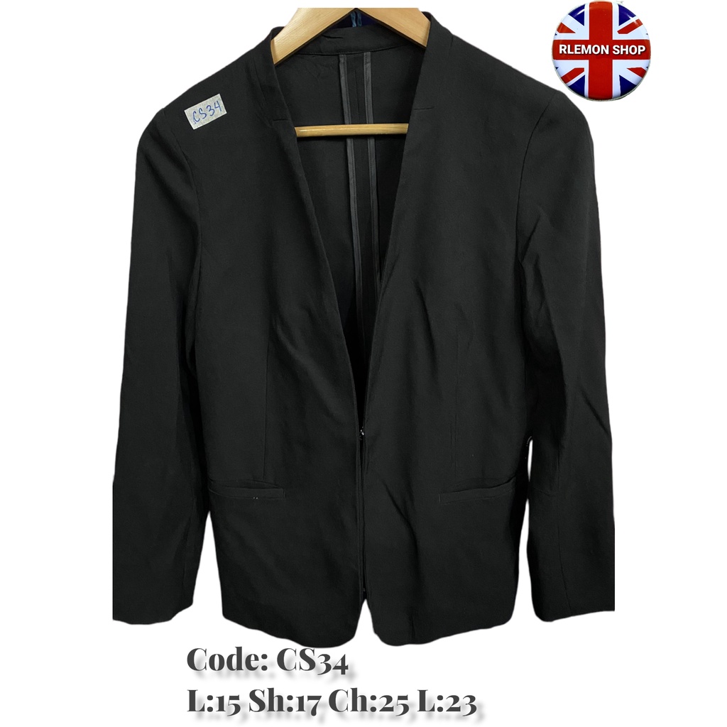 Crop Formal Suit Business Coat, Women's | Shopee Philippines