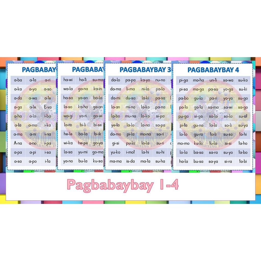 ABAKADA Pagsasanay sa pagbasa PAGPAPANTIG o paghahati hati ng salita | Shopee Philippines