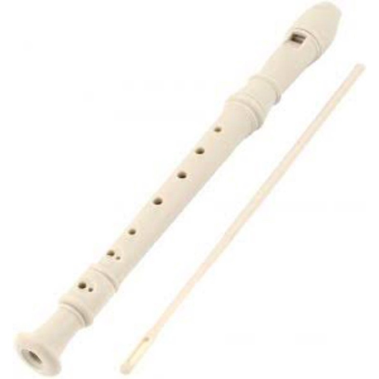 Flute / Recorder (Ivory Look, Big and/or Small Flute) | Shopee Philippines