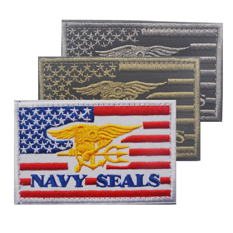 Navy Seal Team Trident Eagle Us Badge Patch Navy Seals Trident ...