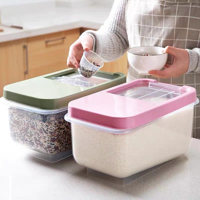 Plastic rice box, grain storage box, food storage box | Shopee Philippines