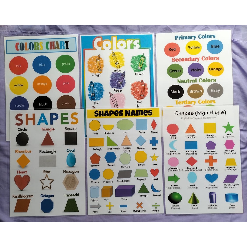 laminated charts for kids | Shopee Philippines