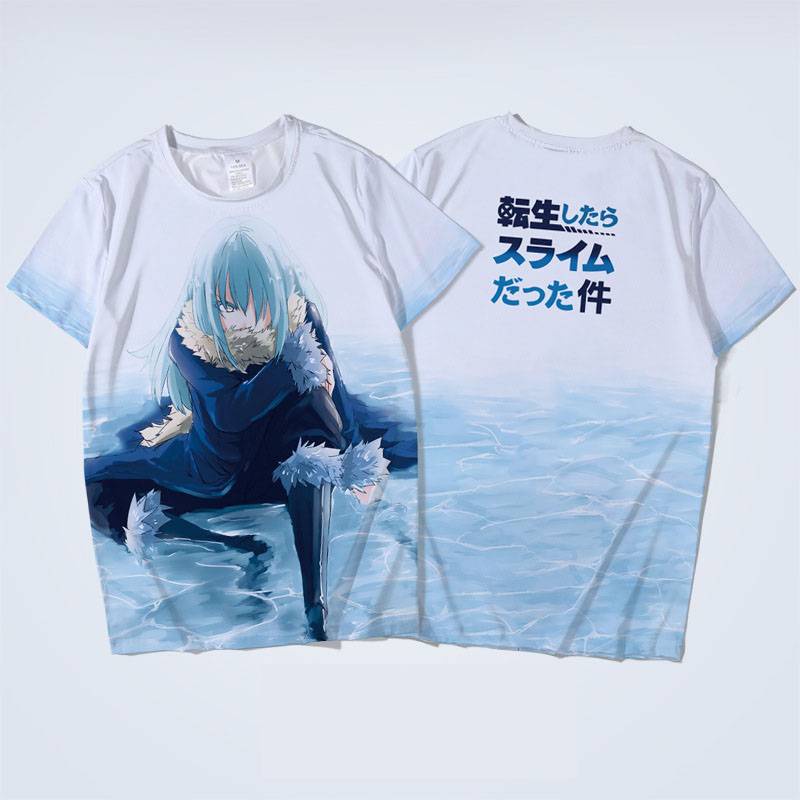 Got Reincarnated as a Slime T-shirt Unisex Short Sleeve Casual Tops ...