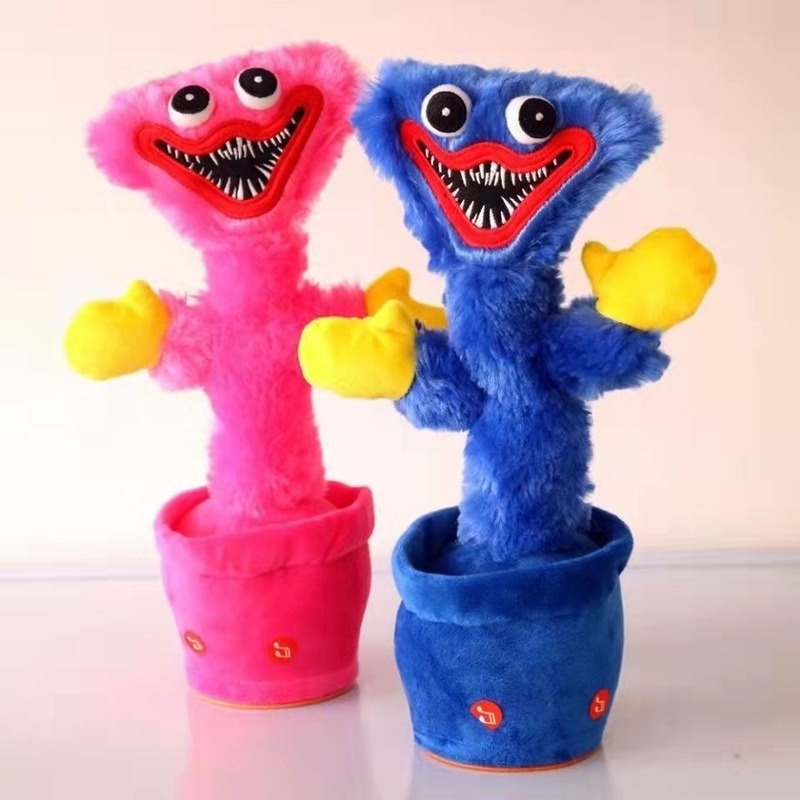 TikTok Huggy Wuggy Dance and Talking Recording Toy Cactus Poppy ...
