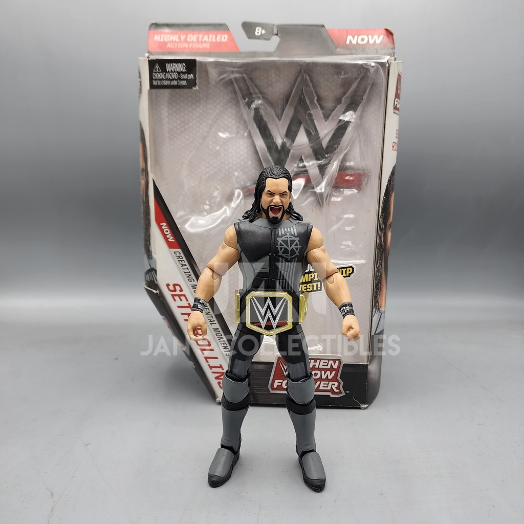 Mattel WWE Then Now Forever Seth Rollins BACK IN BOX | Shopee Philippines