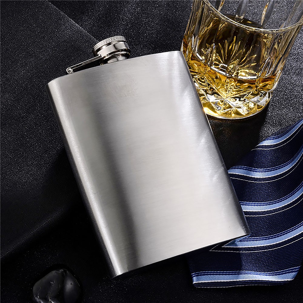 Flagon 500ML 18OZ Luxury Hip Flask Stainless Steel Flagon Wine Bottle ...