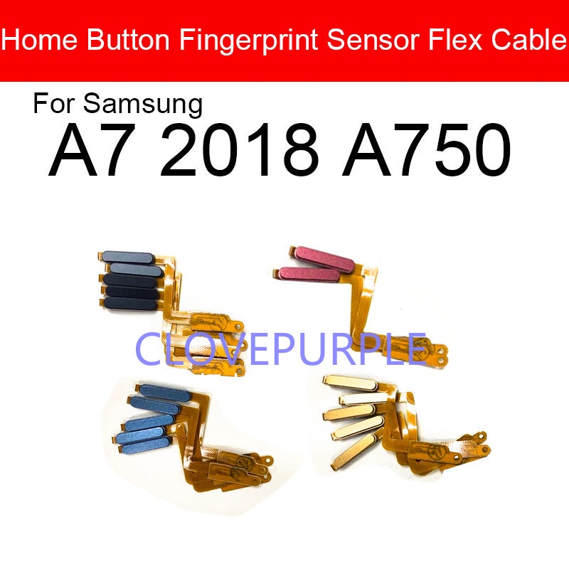 Replacement Home Button Cable For Samsung Galaxy A7 2018 A750 Menu ...