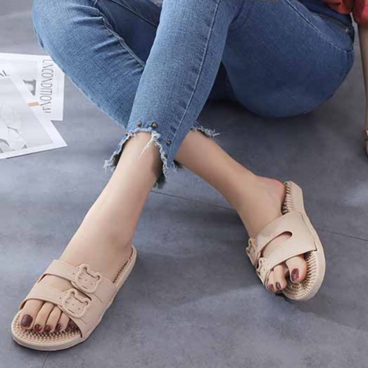 Shuta Foot Massage Comfortable Slippers For Women's J300L | Shopee ...