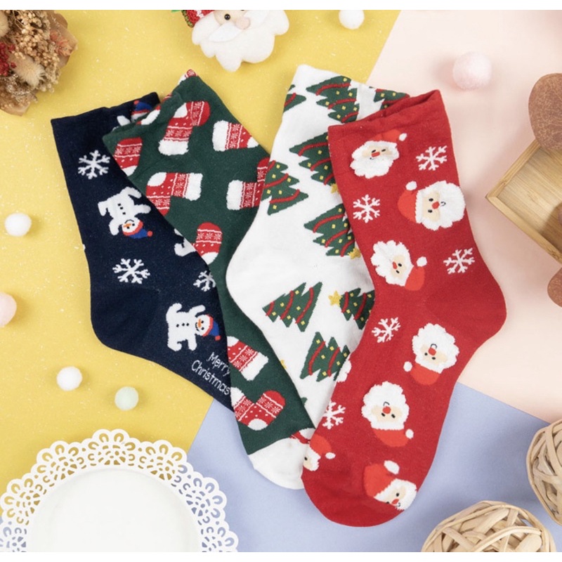 Korean Socks - Christmas Socks - Iconic Socks | Shopee Philippines