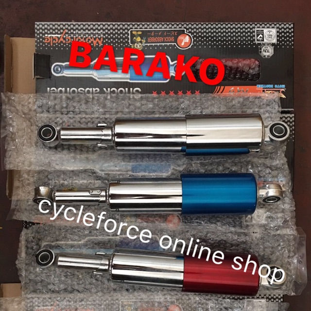 motorcycle rear shock barako standard size set | Shopee Philippines