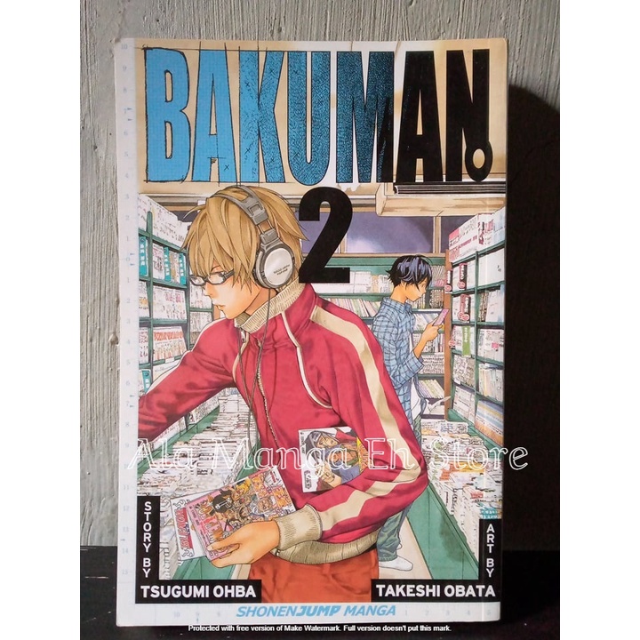 Bakuman Vol 1-12 English Manga by Tsugumi Ohba (Author), Takeshi Obata (Artist), Viz Media ...