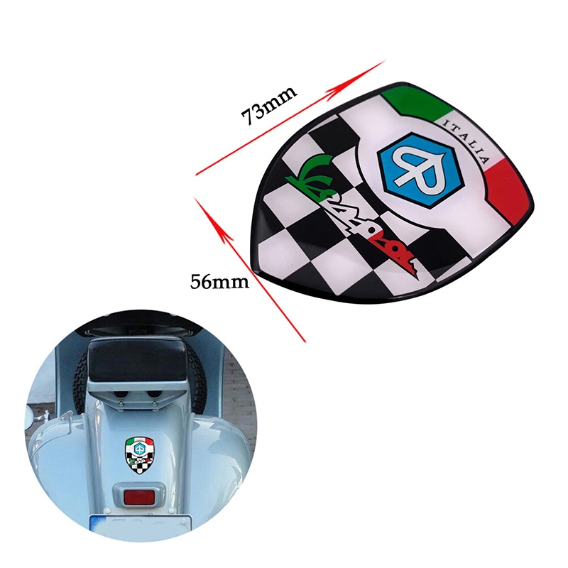 3D Motorcycle Decal Italy Stickers Replace Logo Sticker Case for ...