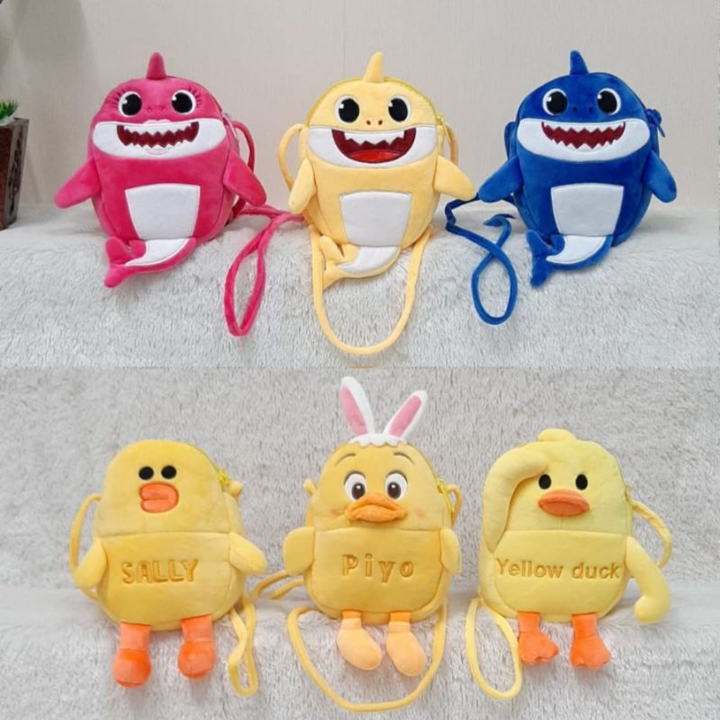 Sling Bag Import Tas Selempang Anak Doll BTS BT21 Doraemon Minion Baby ...