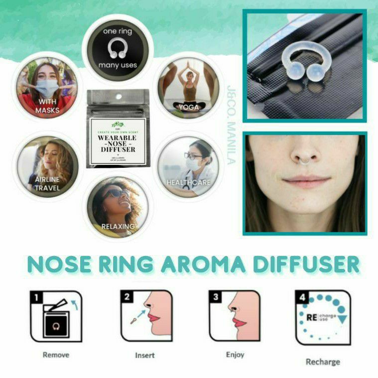 NOSE RING AROMA DIFFUSER for Essential Oils | Shopee Philippines