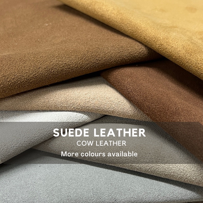 SUEDE Cowhide Brown Leather Kulit Lembu Leathercraft [CS05] | Shopee ...