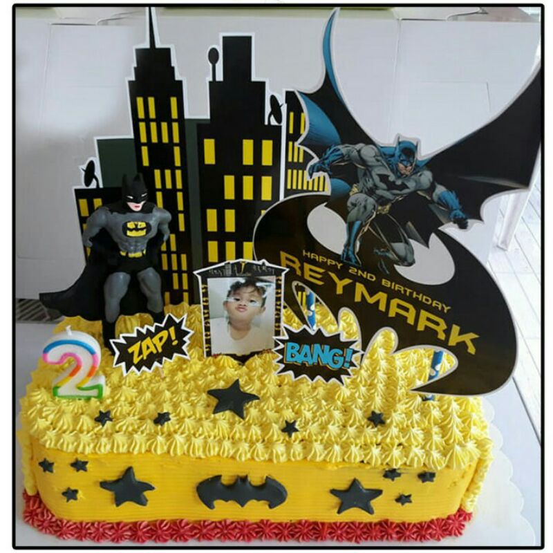 BATMAN theme cake topper (D2) | Shopee Philippines