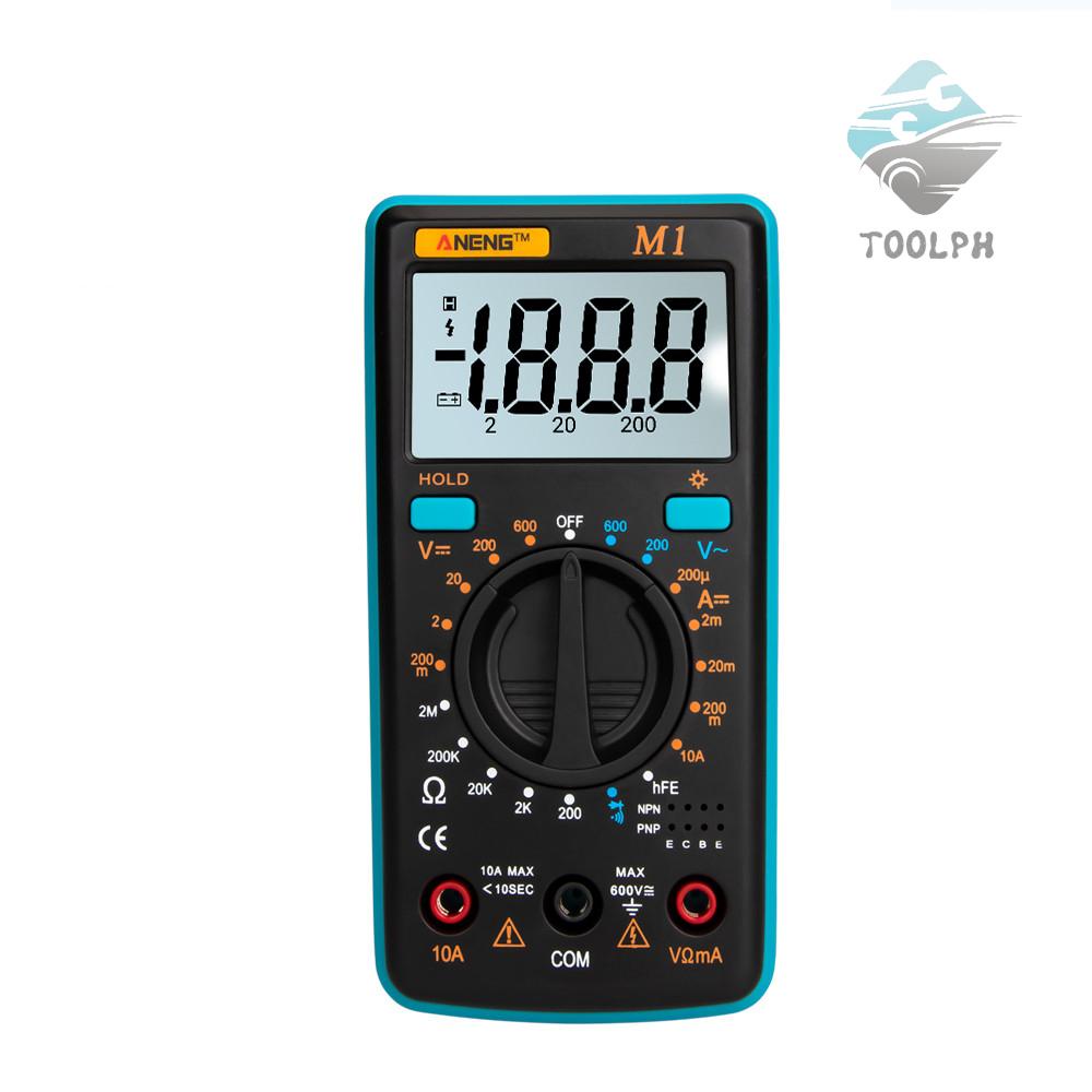 ANENG M1 Handheld Digital Multimeter LCD Backlight High Precision AC/DC ...