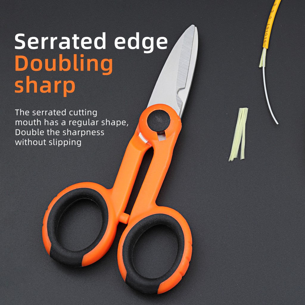 Optical Fiber Cutting Tool Kevlar Scissors The Electrician Cut Optical ...