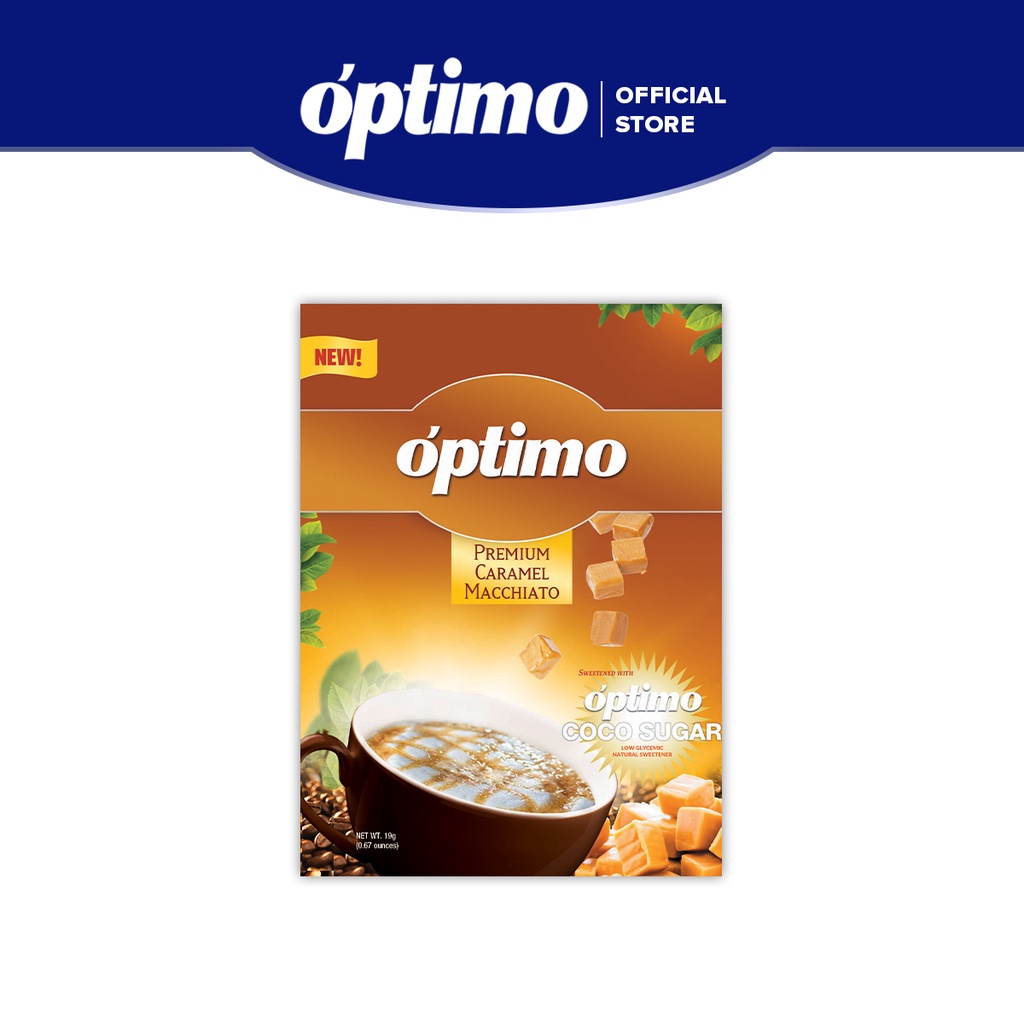 [Healthy Coffee] Optimo Coffee Caramel Macchiato 5s | Shopee Philippines