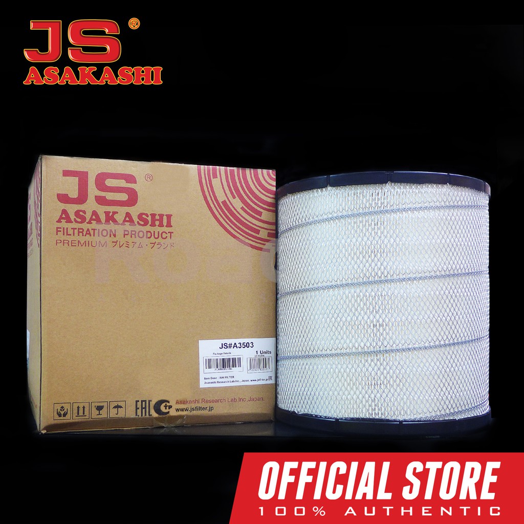 JS Air Filter A3503 for Fuso Truck, Great FV 96-99, 8DC9T/10M21 Primary ...