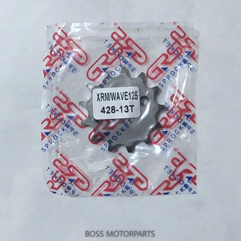 ENGINE SPROCKET XRM, BARAKO 175, TMX155, TMX125/CG125, 13T 14T 15T 16T | Shopee Philippines