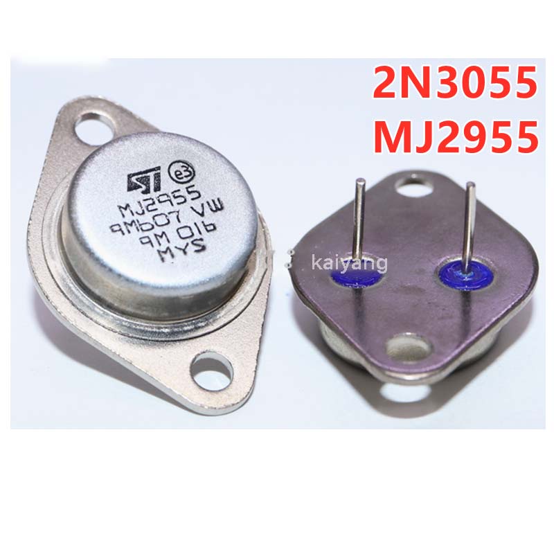 10pcs MJ2955G MJ2955 2N2955 2N3055 TO-3 Gold Seal High Power Transistor ...
