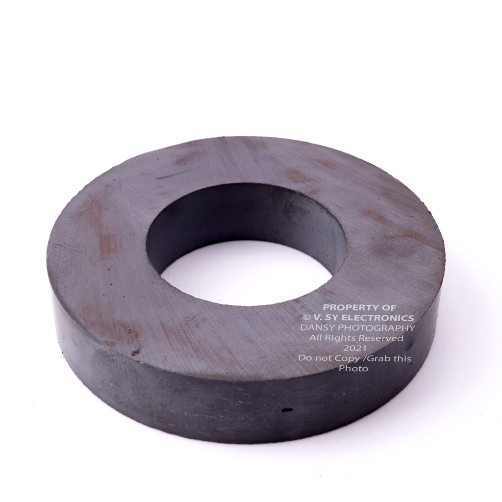 2pcs. Pack 49mm Round Ferrite Magnet 49mm X 10mm with Inner 25mm ...