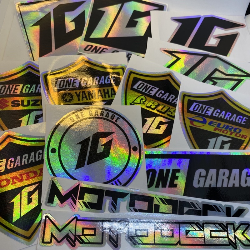 OneGarage | Motodeck Hologram Stickers | Shopee Philippines