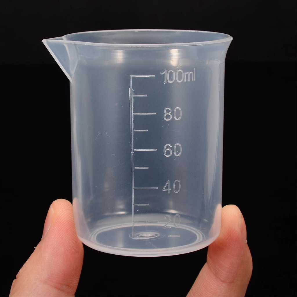 [HOT]100ml Liquid Measure Container Measure Liquid Cup Clear Plastic ...