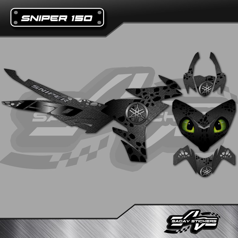 SNIPER 150 Motorcycle Sticker Decals TOOTHLESS CONCEPT | Shopee Philippines