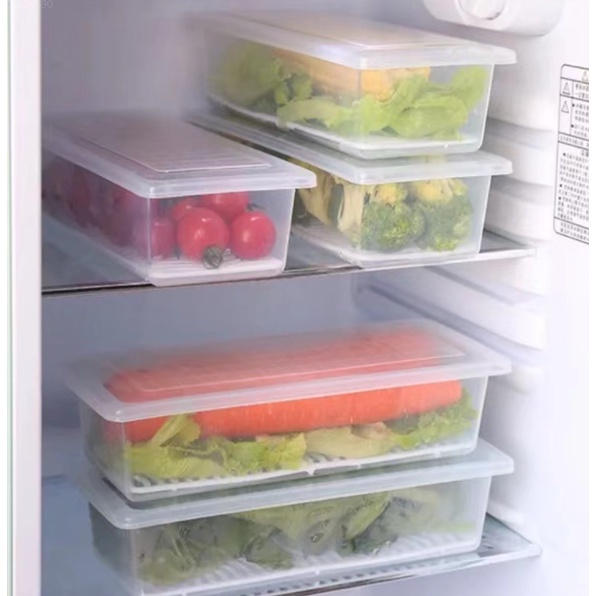 YY Kitchen Refrigerator Keep fresh Fruits vegetables meat fish drain ...
