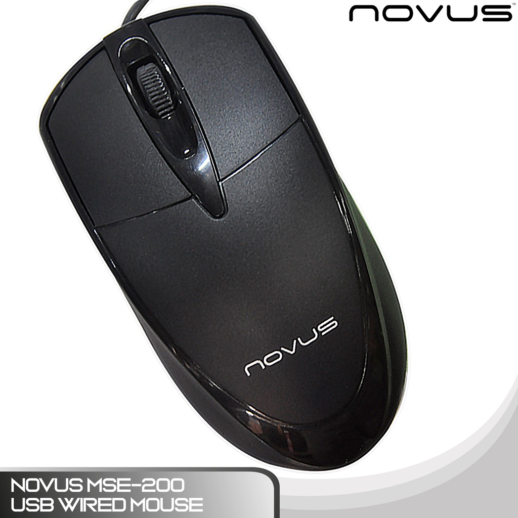 Novus USB Wired Mouse MSE-200 Optical Mouse | Shopee Philippines