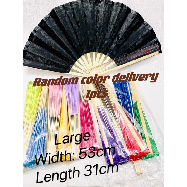 Bamboo Fan Pamaypay Summer Fan For Women 6pcs per pack | Shopee Philippines