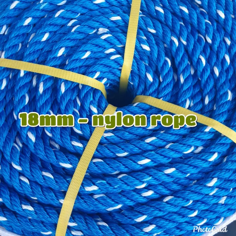 18mm NYLON ROPE SELLING PER METER HIGH QUALITY AND DURABLE | Shopee ...
