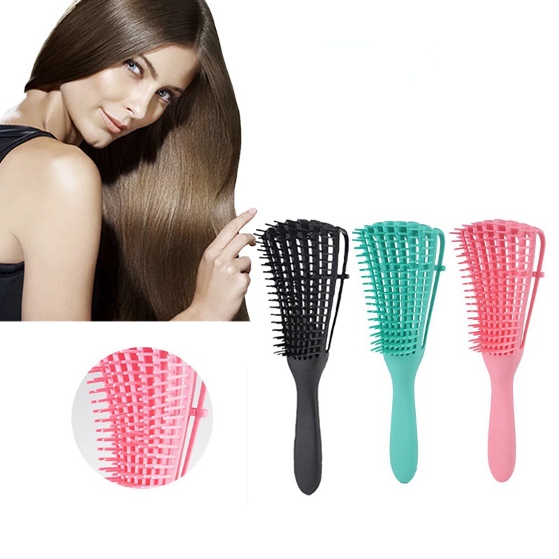 Octopus Comb Wide Tooth Does Not Hurt Hair Scalp Fluffy Smooth Anti ...