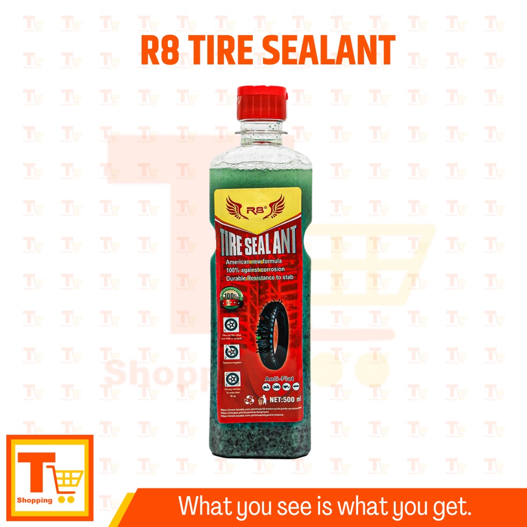 R8 Motorcycle Tire Sealant Liquid (44.8-26, 40.3-29) | Shopee Philippines
