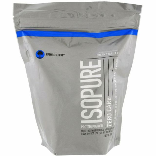 Zero Carb Protein Powder by IsoPure, Creamy Vanilla, 1 lb (454 g ...
