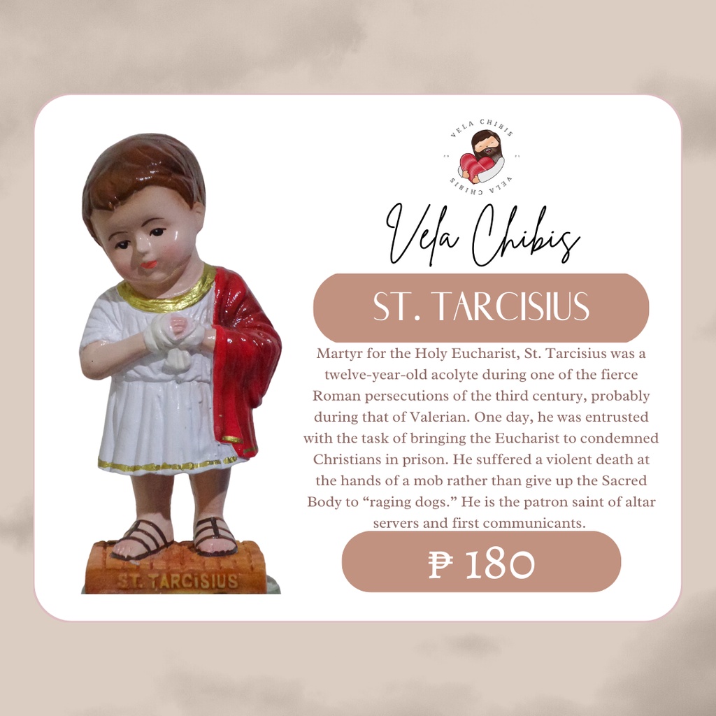 St. Tarcisius Chibi Image / Chibi Saint | Shopee Philippines